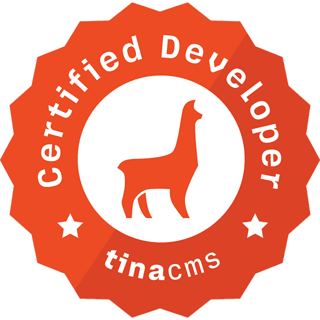 Professional TinaCMS certification